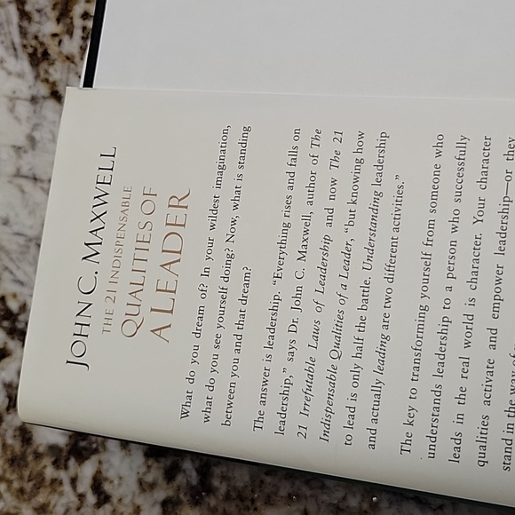 Other | John C Maxwell The 21 Indispensable Qualities Of A Leader ...
